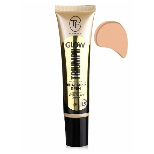 TF Cosmetics Тональный крем Glow Foundation, SPF 15, 30 мл/36 г, оттенок: 206 бежевый песок