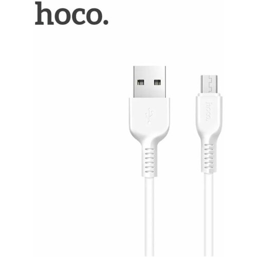 Кабель HOCO X13 (MicroUSB,1м, 2.4A) Белый