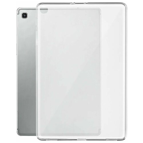 Чехол-накладка силиконовый для планшета Samsung Galaxy Tab A7 Lite / Прозрачный ультратонкий чехол