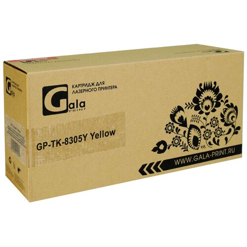 Тонер-картридж для лазерного принтера GalaPrint TK-8305Y, желтый