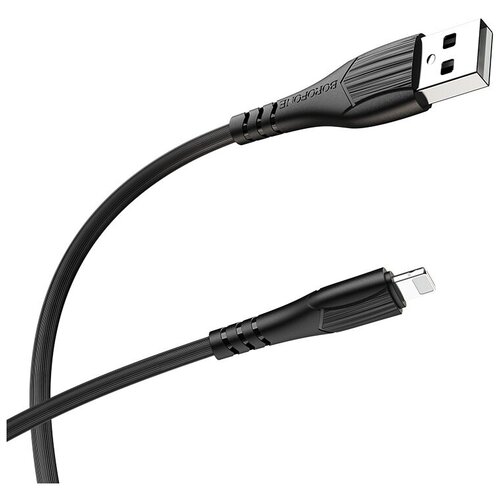 Кабель USB - Lightning Borofone BX37 Wieldy, цвет чёрный