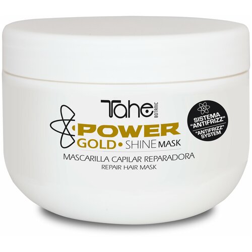 Tahe BOTANIC POWER GOLD SHINE MASK Восстанавливающая маска для всех типов волос 300 мл.