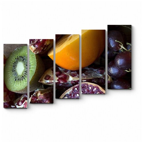 Модульная картина Экзотические фрукты 150x105