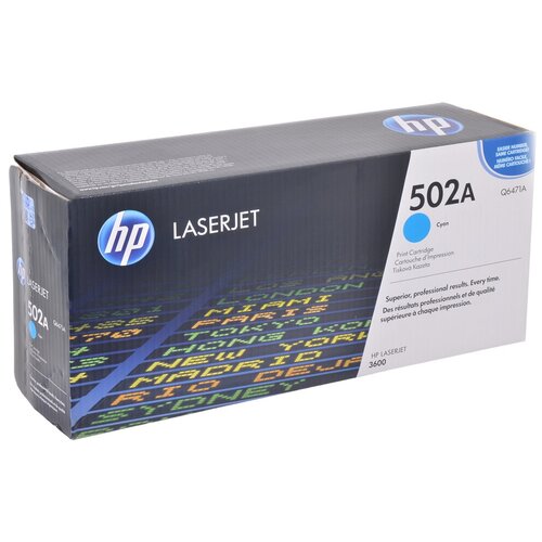HP Q6471A (502A) картридж голубой (4000 стр.)
