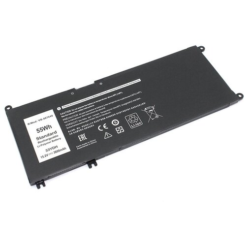 Аккумуляторная батарея (аккумулятор) OEM для ноутбука Dell Inspiron 13 7353 15.2V 3600mAh черная