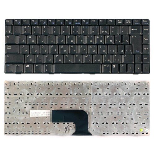 Клавиатура для ноутбука Asus W6F, русская, черная, версия 2