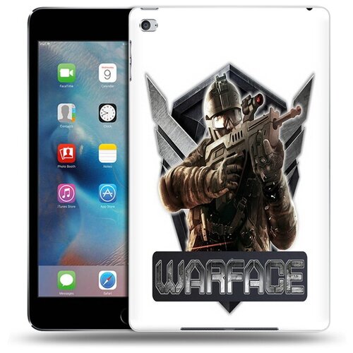 Чехол задняя-панель-накладка-бампер MyPads игра про войну для iPad mini 4 7.9 (2015)-A1538/A1550 противоударный