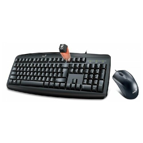 Комплект клавиатура и мышь Genius Smart KM-200 Black