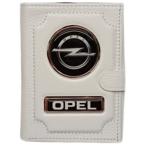 Документница для автодокументов Opel 1-6-1013, белый