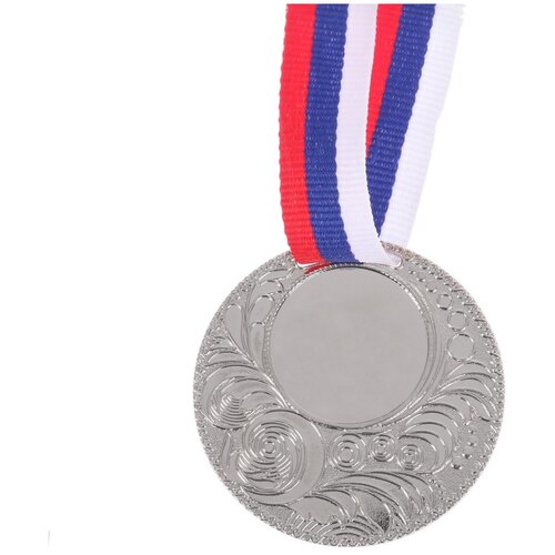 Медаль под нанесение, серебро, d-5 см (1 шт.)