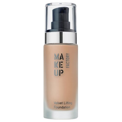 Make up Factory Тональный крем Velvet Lifting Foundation, 30 мл, оттенок: 09 light beige, 1 шт.