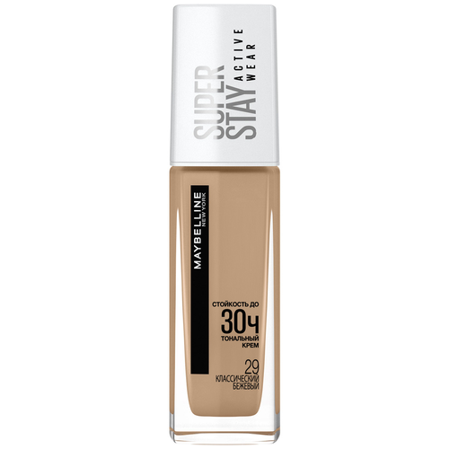 Maybelline New York Тональный крем Super Stay Active Wear 30h, 30 мл, оттенок: 29 классический бежевый, 1 шт.