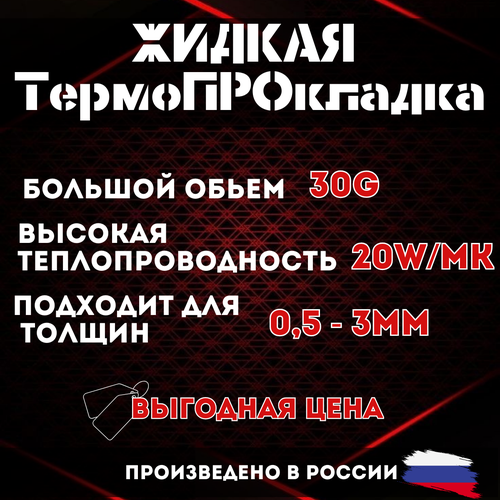 Жидкая ТермоПРОкладка 20 вт/мк
