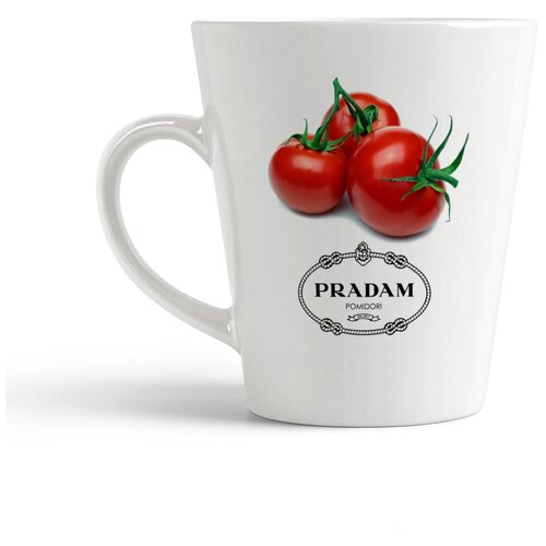 Кружка-латте CoolPodarok Pradam pomidori. Продам помидоры