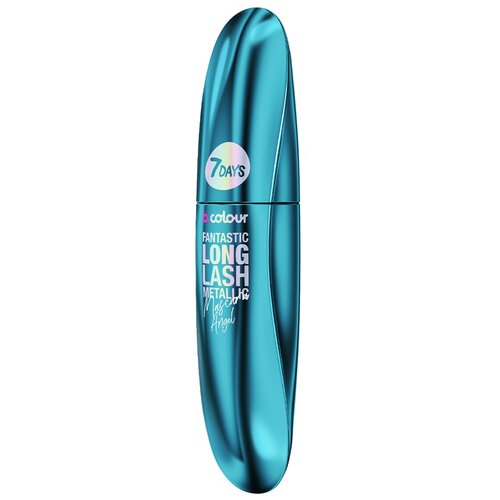 7DAYS Тушь для ресниц b. colour Fantastic long lash metallic, 04 blue
