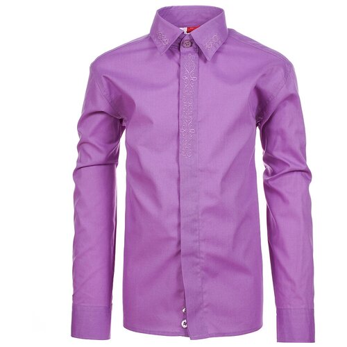 Школьная рубашка Imperator, размер 92-98, фиолетовый