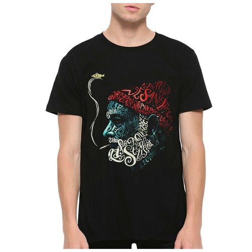 Футболка DS Apparel, размер 2XL, черный