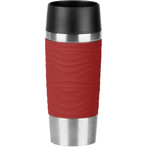 Термокружка EMSA Travel Mug Waves, 0.36 л, красный