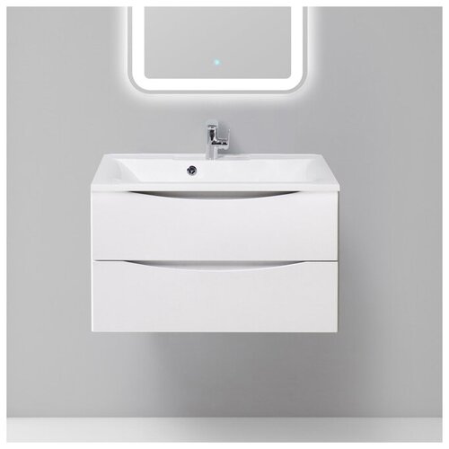 Тумба с раковиной BelBagno Marino 80 bianco opaco