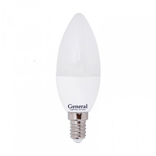 Лампочка светодиодная General, GLDEN-CF-8-230-E14-4500, 8W, E14