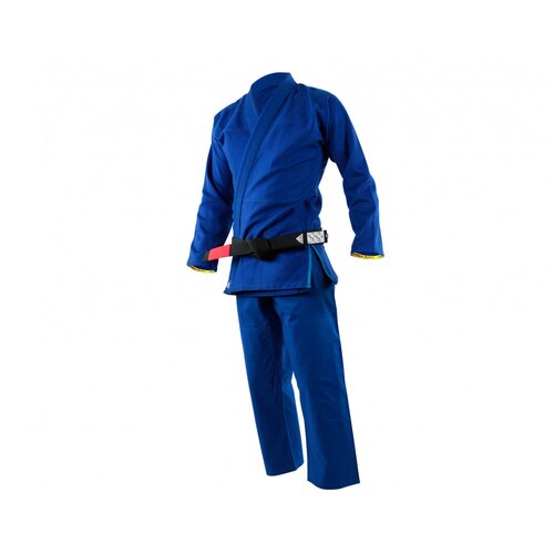 Кимоно  для джиу-джитсу adidas без пояса, размер 160, синий