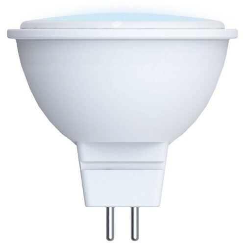 Лампочка Uniel LED-JCDR-7W-NW-GU5.3-NR Лампа светодиодная. Форма JCDR. матовая. Серия Norma. Белый свет 4000K. Картон. ТМ Volpe, GU5.3, 7 Вт