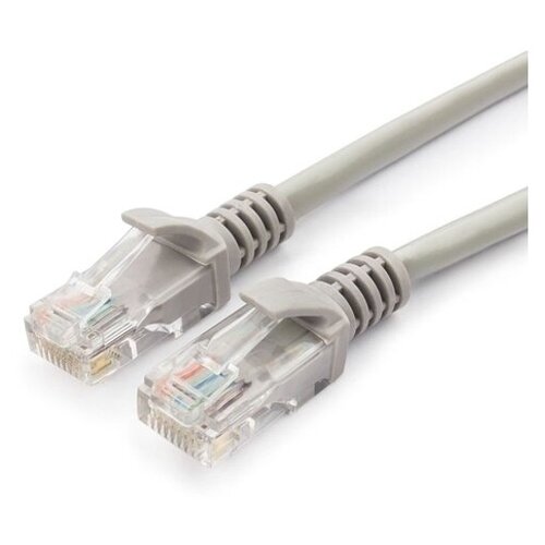 Патч-корд UTP CAT5e медный ITK PC01-C5EU-5M RJ-45 кабель 5 метров - серый