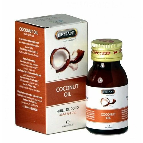 Кокосовое Масло Хемани / Hemani Coconut Oil 30 мл.