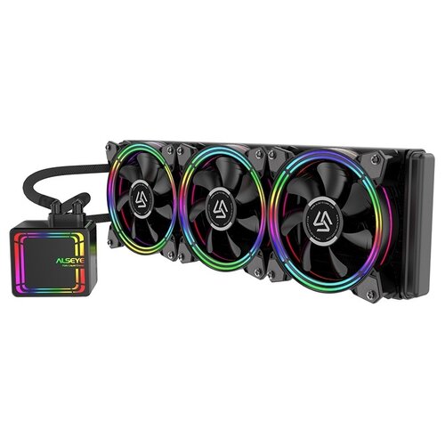 Система охлаждения  для процессора ALSEYE HALO AIO Liquid Cooler H360, черный/RGB