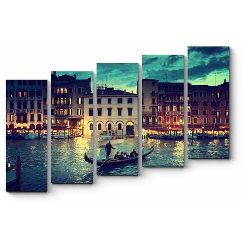 Модульная картина Гранд-канал в закат, Венеция110x77