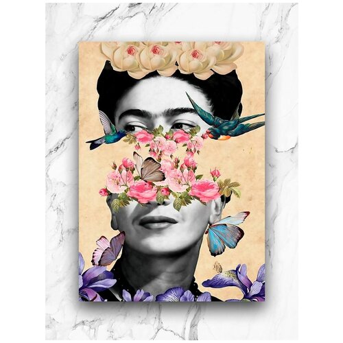 Картины для интерьера на холсте / Картина 30 х 40 / Фрида Кало