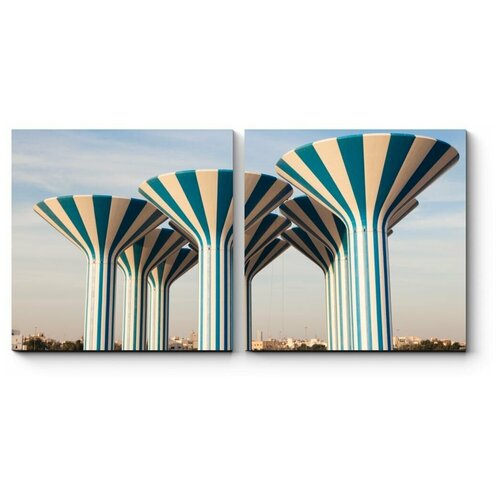 Модульная картина Башни Кувейта60x30