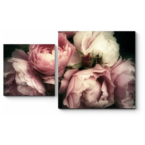Модульная картина Прекрасные розы 50x30