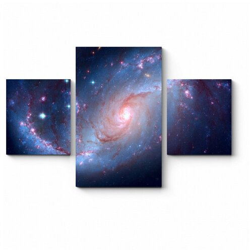 Модульная картина Спираль галактик 120x78