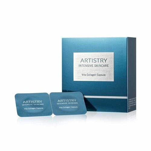 AMWAY ARTISTRY INTENSIVE концентрат ДЛ/лица С коллагеном В КАП. Для обогащения сыворотки 301507