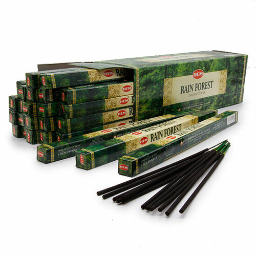 Hem Incense Sticks RAIN FOREST (Благовония после дождя, Хем), уп. 8 палочек.