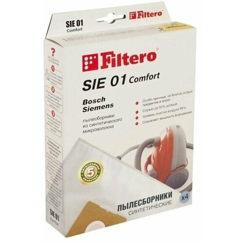 Комплект пылесборников Filtero SIE 01 Comfort (4 шт.)