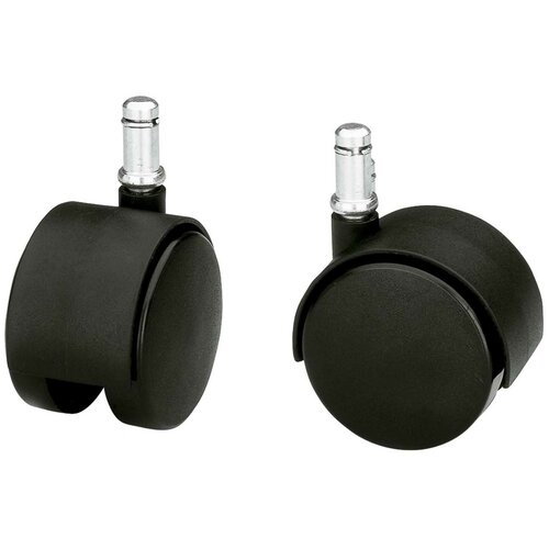 Колесо мебельное черное AMIG, диаметр 50 мм, Артикул 1502-50