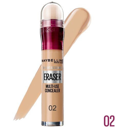 Maybelline New York Консилер The Eraser Eye, оттенок 02, Бежевый