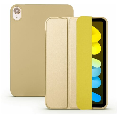 Чехол для планшета Apple iPad Mini 6 (8.3", 2021), из мягкого силикона (золотой)