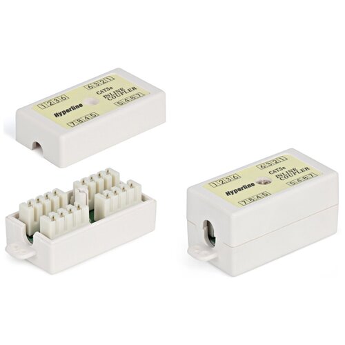 Проходной адаптер Hyperline 110&Krone кат.5е 4 пары CA-IDC-C5e-WH