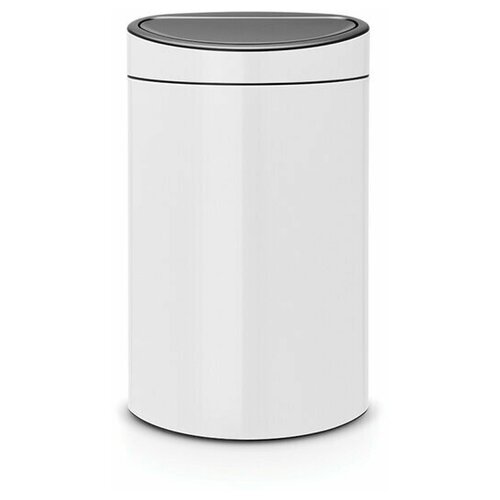 Мусорный бак Touch Bin New (40 л), Белый, 114984