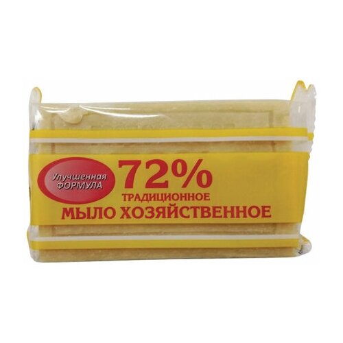 Меридиан Мыло хозяйственное 72%, 150 г (меридиан) традиционное, в упаковке, 66 шт.
