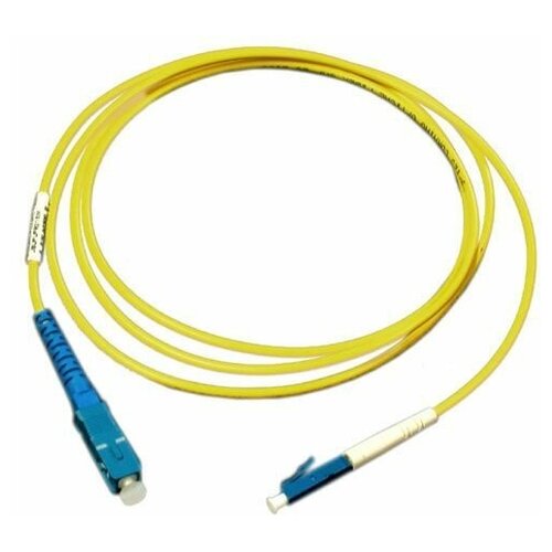 Патч-корд оптический (optic patch cord) SC/UPC-LC/UPC одномодовый (singlemode, sm) 3 метр