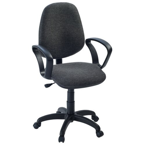 Кресло FA_EChair-322 PC ткань серая ТК3, пластик
