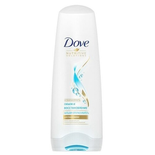 Dove Бальзам-ополаскиватель для волос Dove Hair Therapy «Объём и восстановление», 200 мл