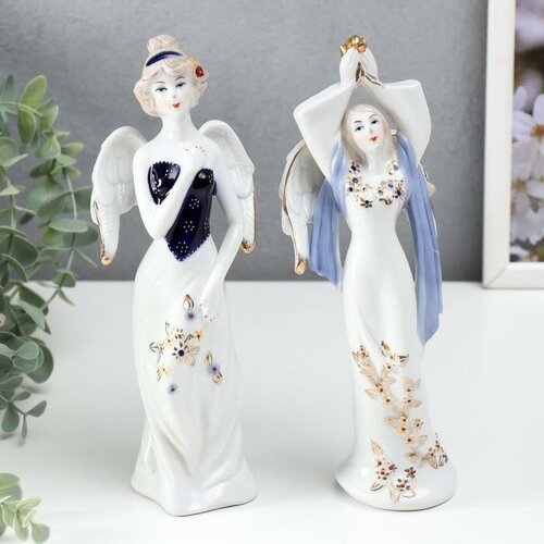 Сувенир керамика "Ангел-девушка" 22х8х6 см
