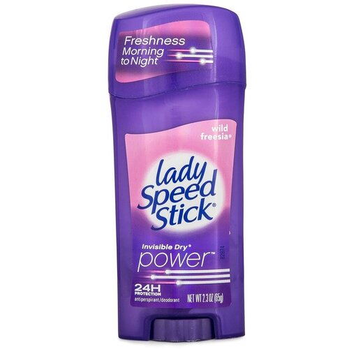 LADY SPEED STICK Дезодорант-антиперспирант POWER WILD FREESIA 65гр. (США)