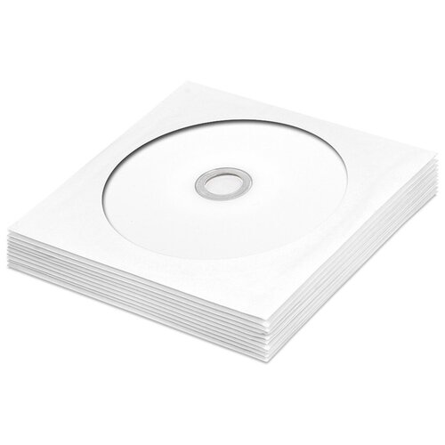 Диск CD-R 700Mb 52x Printable CMC, в бумажном конверте с окном, 10 шт.