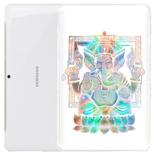 Чехол задняя-панель-накладка-бампер MyPads умный слон для Samsung Galaxy Tab 2 10.1 P5100/P5110 противоударный